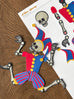 Skeleton Paper Doll | Halloween skeleton ornament, skeleton decor ...
