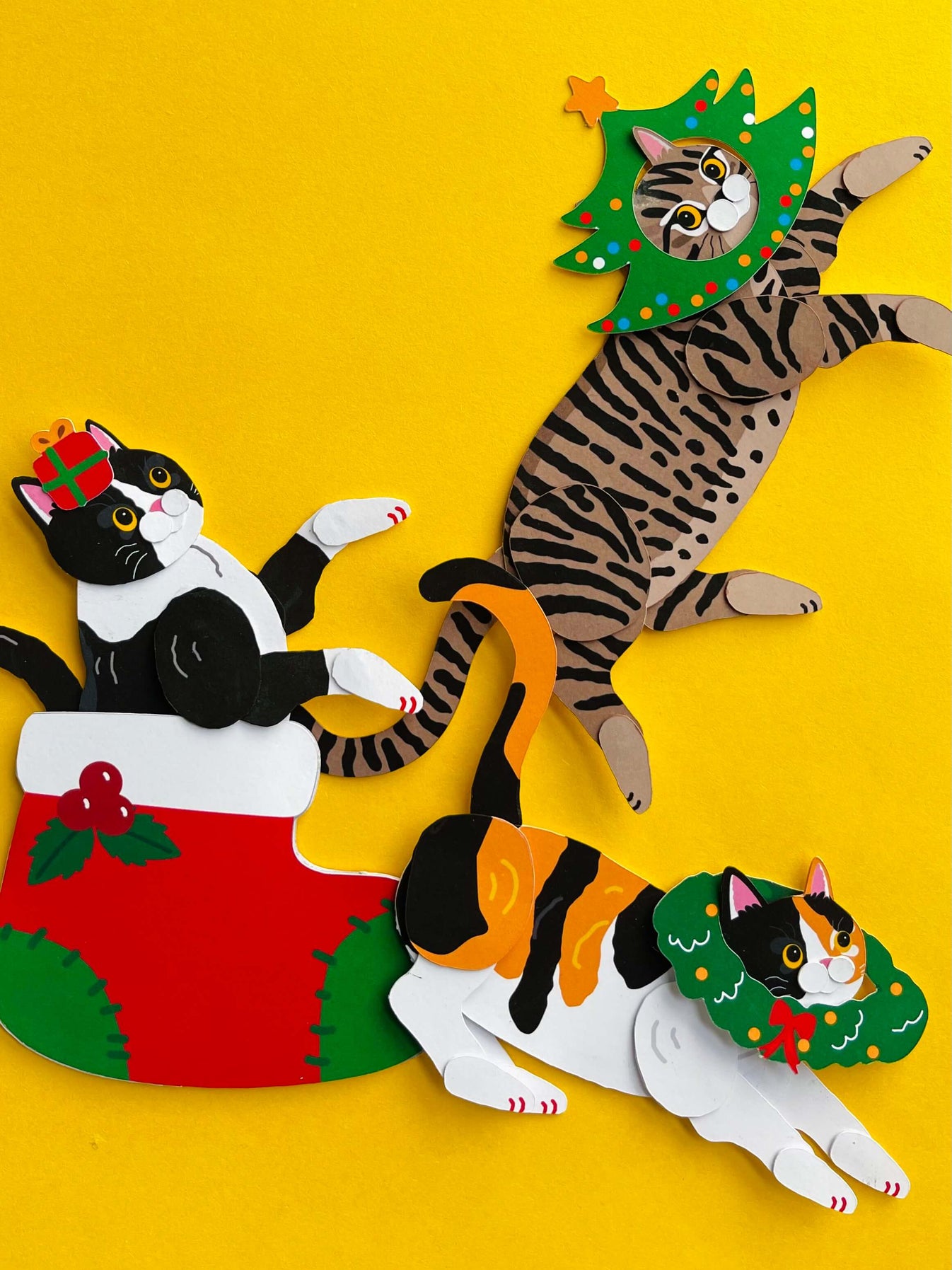 Cat Paper Doll | cat ornament, cat decor, cat portrait | ElkaYang ...