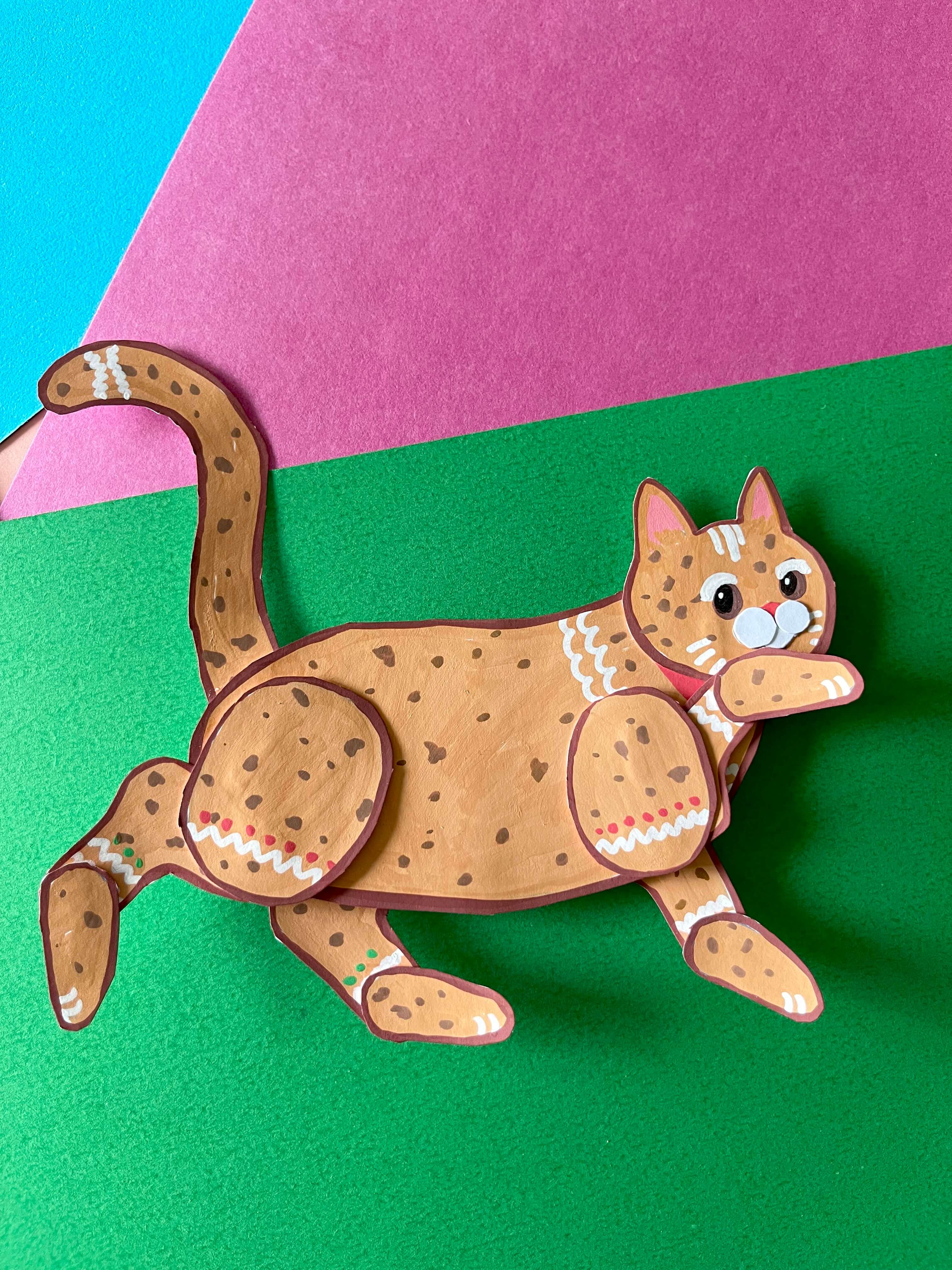 Cat Paper Doll | cat ornament, cat decor, cat portrait | ElkaYang ...