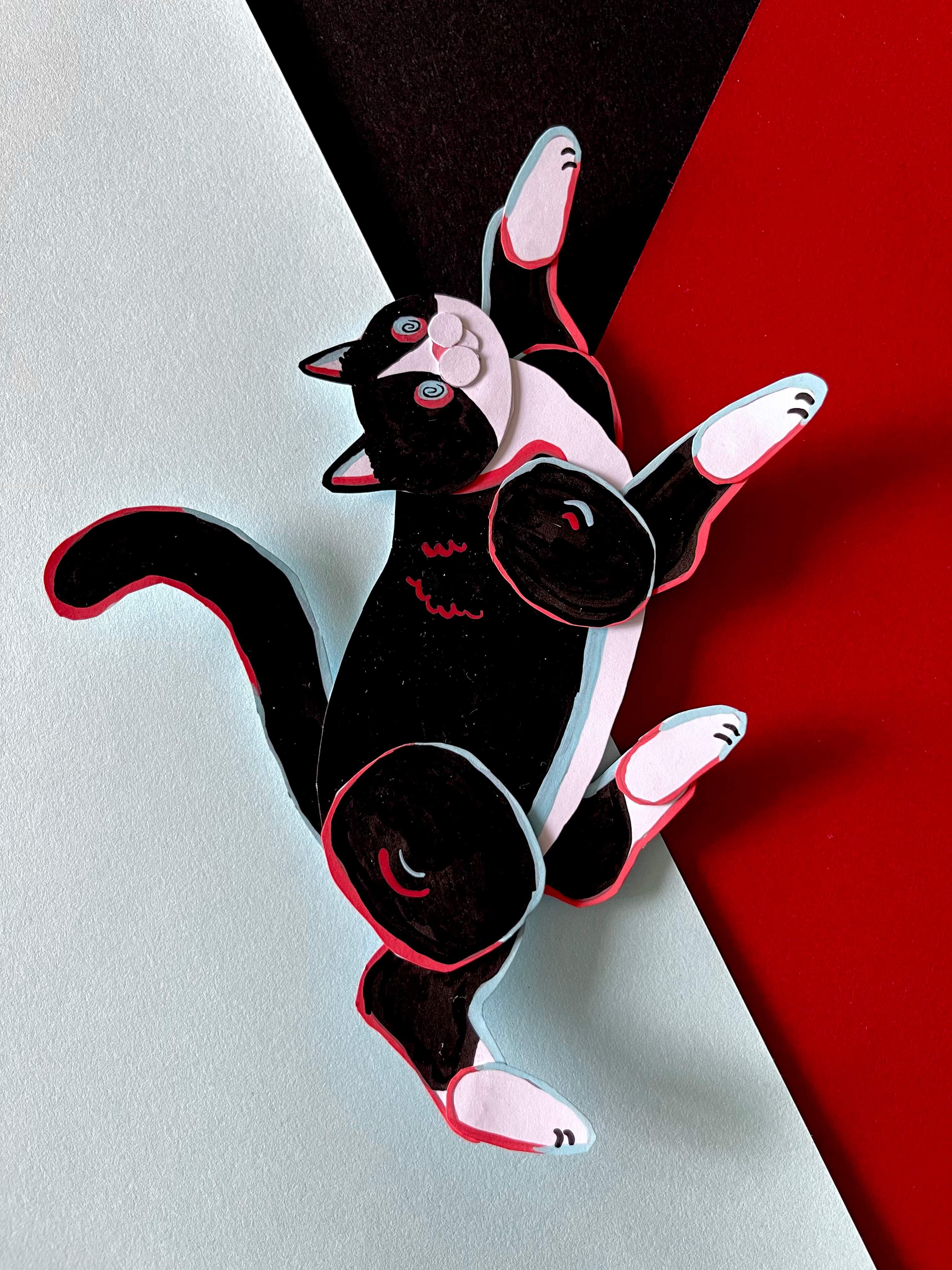 Cat Paper Doll | cat ornament, cat decor, cat portrait | ElkaYang ...